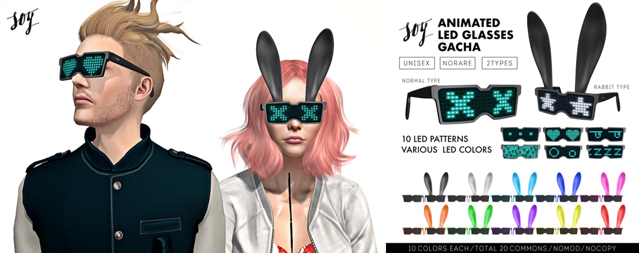Soy. LED GLASSES GACHA @ Kustom9 Feb 2020 – Soy